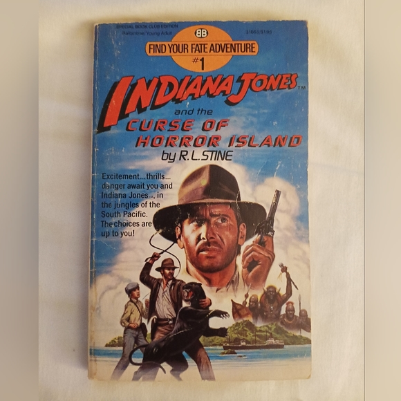 Other | 1984 Indiana Jones And The Curse Of Horror Island Book By Rl ...